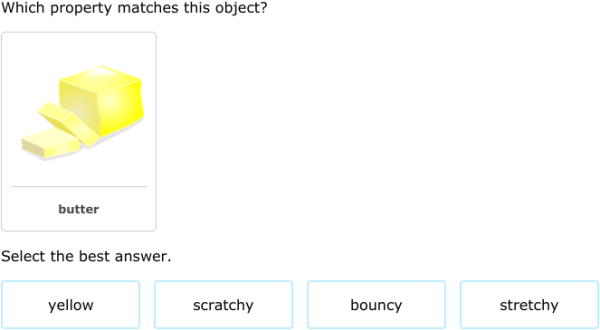 IXL | Identify properties of an object | 3rd grade science