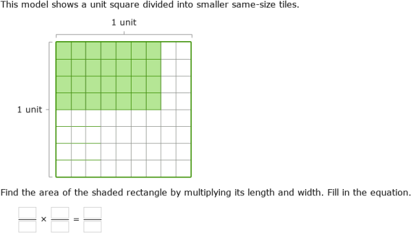 IXL | Multiply fractions to find area | 5th grade math