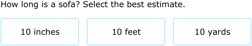 IXL | Choose customary units of distance | 3rd grade science