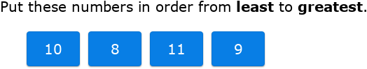 IXL | Put numbers in counting order - up to 20 | Kindergarten math