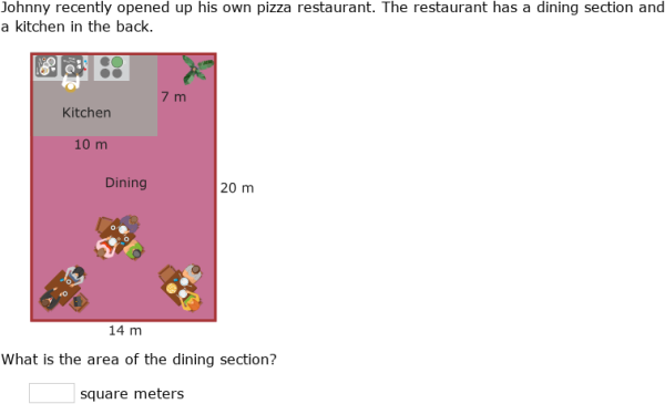 IXL | Area and perimeter of complex figures: word problems | 4th grade math