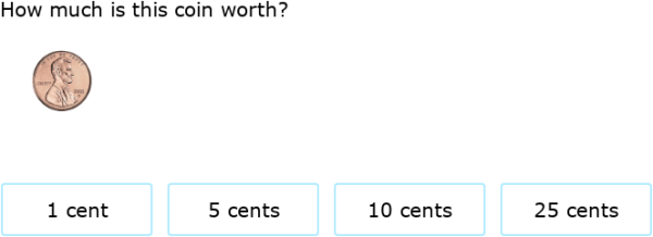 IXL | Names and values of common coins | 1st grade math