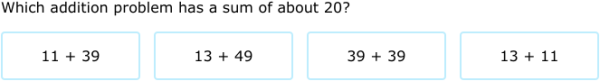IXL | Estimate sums | 2nd grade math