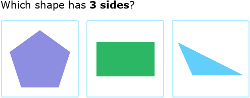 IXL | Count sides and corners | Kindergarten math