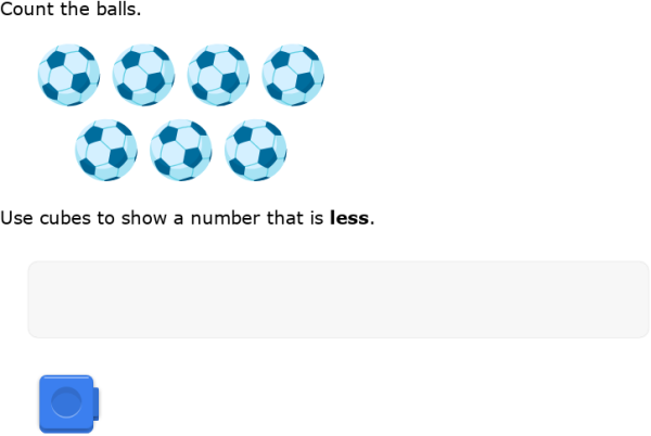 IXL | Count pictures and show a number that is less - up to 10 ...