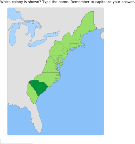 IXL | Name the Thirteen Colonies | 5th grade social studies
