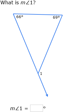 IXL | Exterior angles: find angle measures | 5th grade math