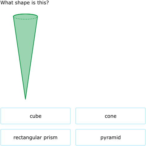 IXL | Identify three-dimensional shapes | 3rd grade math