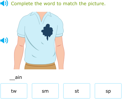 IXL | Complete the word with the correct initial consonant blend | 2nd ...