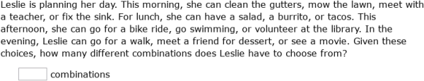 IXL | Combinations | 8th grade math