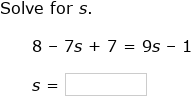 IXL | Solve equations with variables on both sides | 8th grade math
