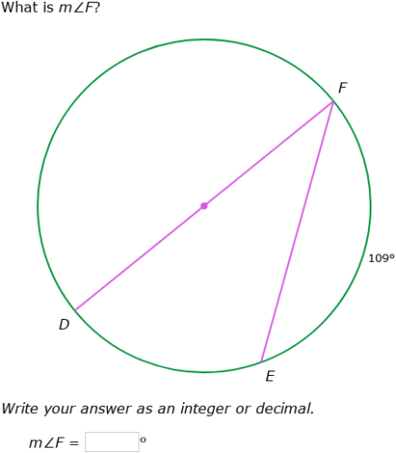 IXL - Inscribed angle theorem II (Geometry practice)