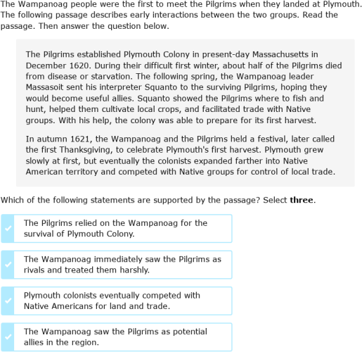IXL - The New England Colonies (U.S. History practice)
