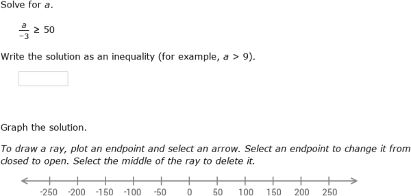 IXL | Solve and graph one-step multiplication and division inequalities ...