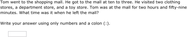 IXL | Find start and end times: word problems | 5th grade math