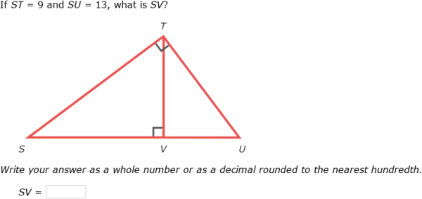 Altitudes Of A Right Triangle