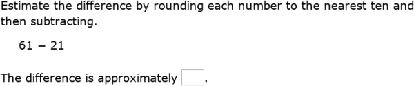 IXL | Estimate differences | 1st grade math