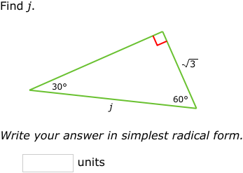 IXL - Special right triangles (Algebra 1 practice)