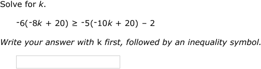 Ixl Solve Linear Inequalities Algebra 2 Practice
