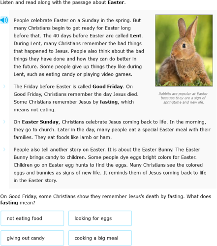 IXL | Easter | 2nd grade social studies