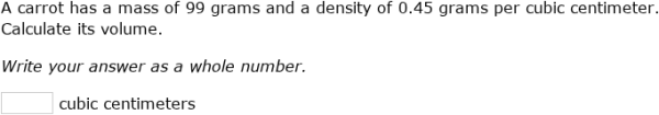 IXL | Calculate density, mass, and volume | 8th grade science