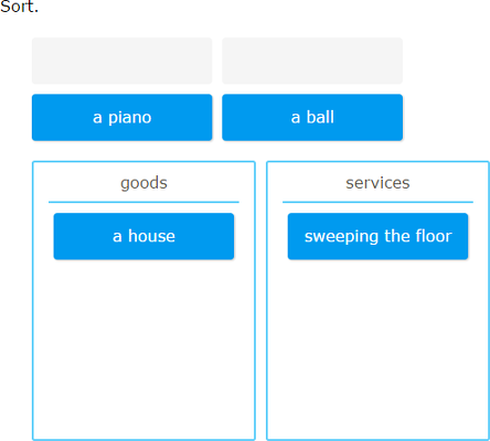 IXL - Goods and services (2nd grade social studies practice)