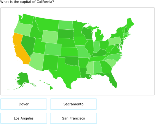 IXL - Identify state capitals of the West (4th grade social studies ...
