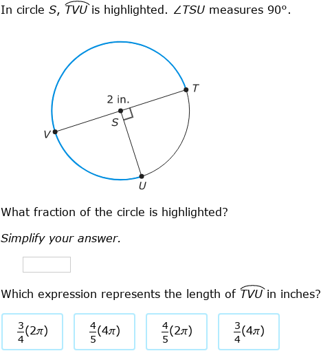 Arc Length Formula Geometry