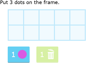 IXL | Show numbers on frames - up to 5 | Pre-K math