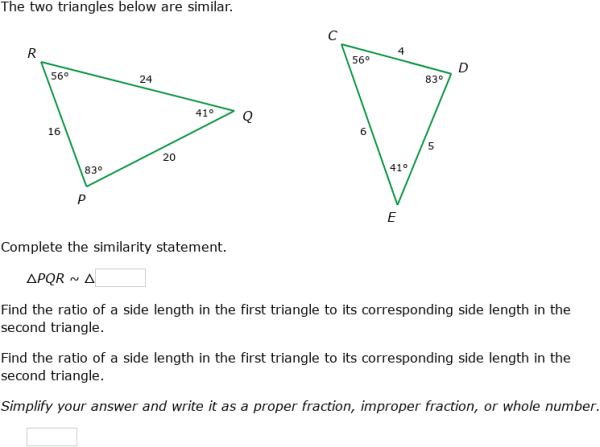 IXL | Similarity statements | 8th grade math