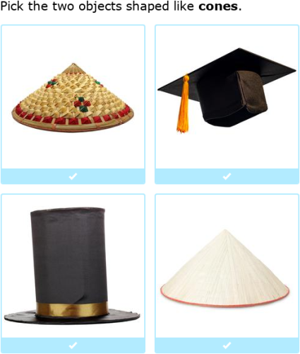 IXL | Classify objects by three-dimensional shape | 1st grade science