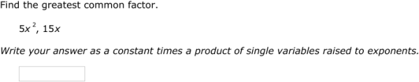IXL - GCF of monomials (Algebra 1 practice)