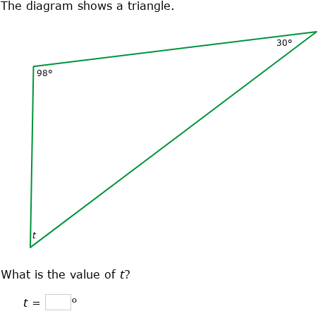 IXL | Find missing angles in triangles | 8th grade math