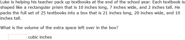 IXL | Volume of cubes and rectangular prisms: multi-step word problems ...