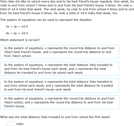 IXL | Checkpoint: Systems of equations | 8th grade math