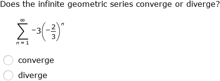 IXL - Find the value of an infinite geometric series (Algebra 2 practice)