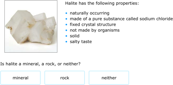IXL | Identify rocks and minerals | 8th grade science