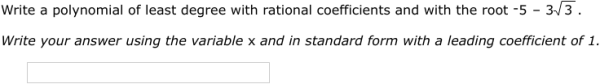 IXL - Conjugate root theorems (Precalculus practice)