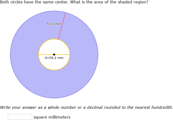 IXL - Area between two shapes (Geometry practice)