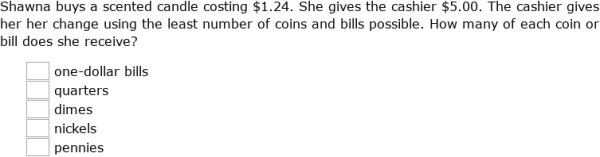 IXL | Making change | 4th grade math