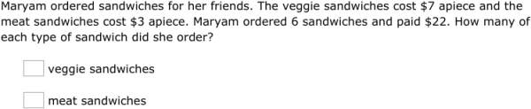 IXL | Guess-and-check word problems | 7th grade math
