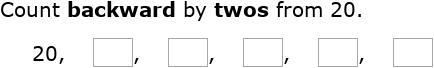 IXL | Count forward and backward by twos, fives, and tens | 1st grade math