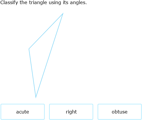 IXL | Acute, obtuse, and right triangles | 5th grade math