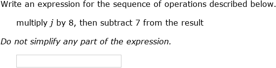 IXL | Write variable expressions | 7th grade math