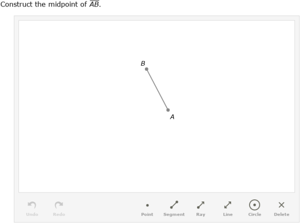 IXL - Construct the midpoint or perpendicular bisector of a segment ...