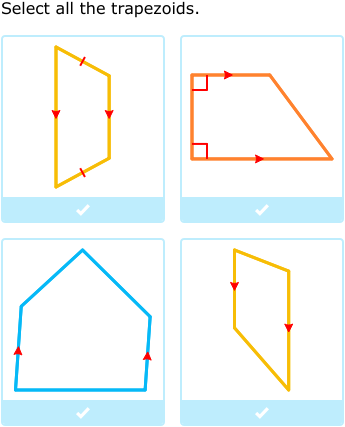 IXL | Identify trapezoids | 7th grade math
