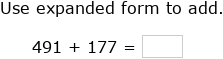 IXL | Use expanded form to add three-digit numbers | 2nd grade math