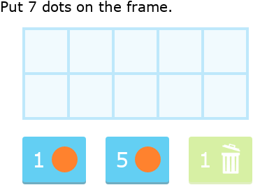 IXL | Show numbers on ten frames - up to 10 | 1st grade math