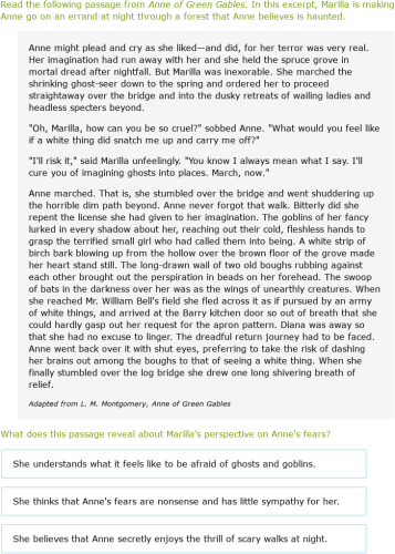 IXL | Analyze passages from Anne of Green Gables: Part 2 | 7th grade ...