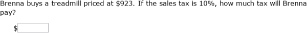 IXL | Tax, tip, and markup: word problems | 7th grade math